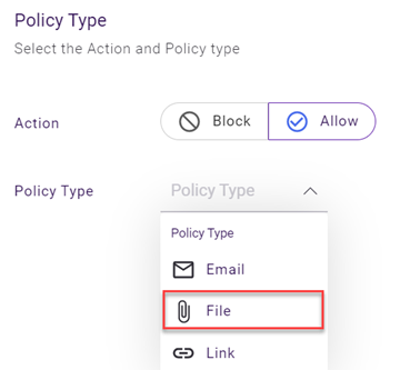 Creating new policies