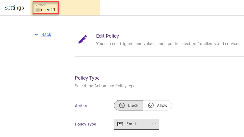 Creating new policies